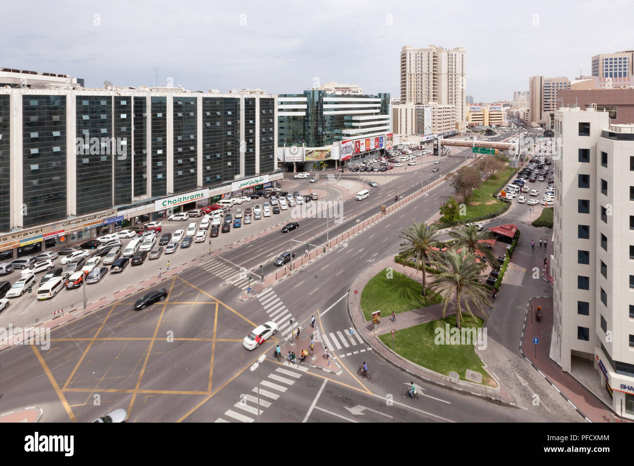 Al Mankhool Road, Bur Dubai, Dubai, UAE Stock Photo - Alamy