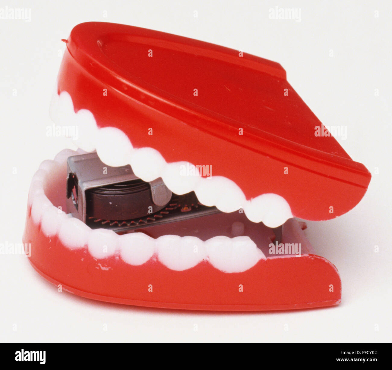 Comic toy teeth Stock Photo - Alamy