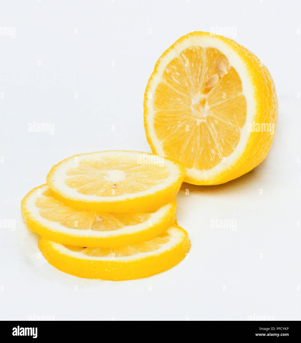 Slices of lemon Stock Photo - Alamy