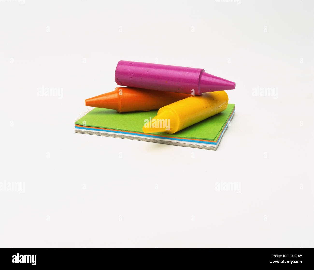 Four crayons pile hi-res stock photography and images - Alamy