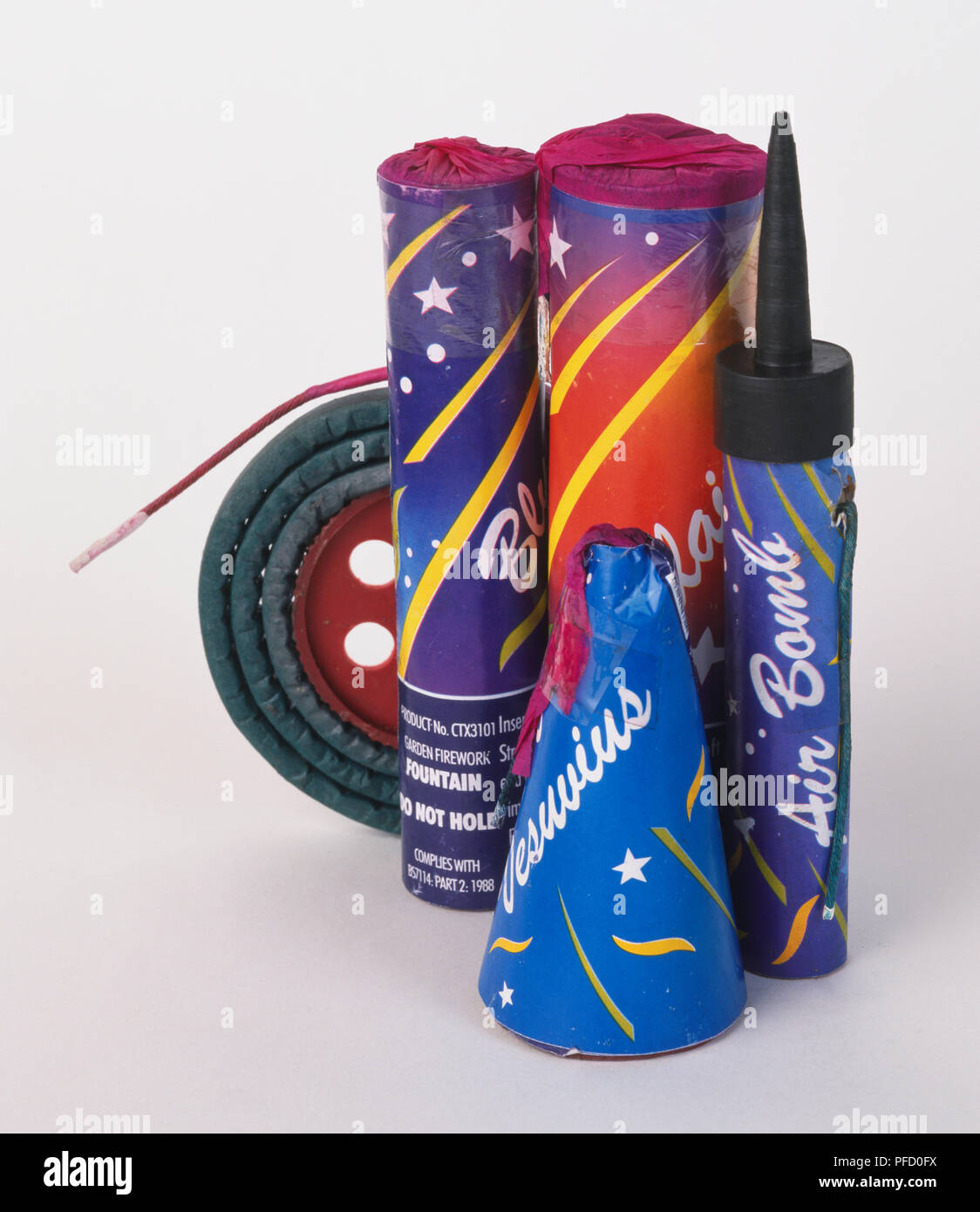 Selection of firework rockets and packs Stock Photo - Alamy