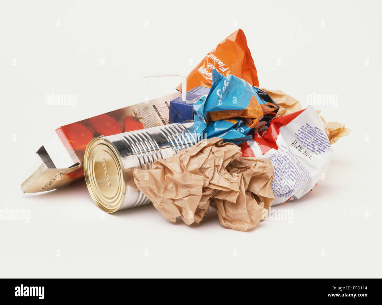 Small pile of litter Stock Photo - Alamy