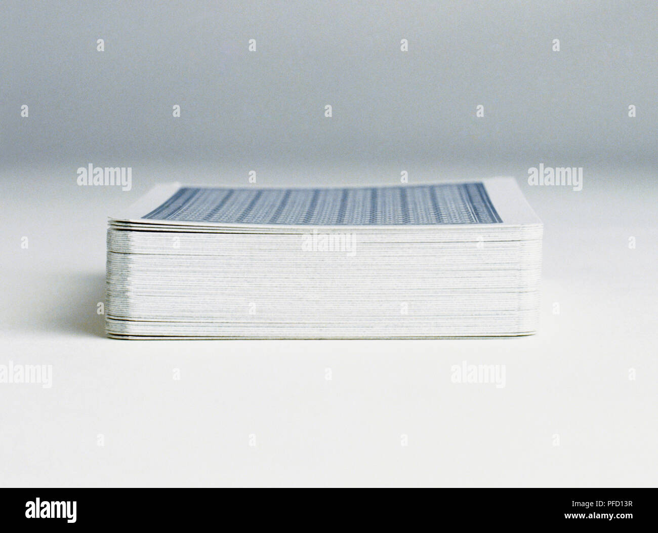 Deck of cards, side view, close up Stock Photo - Alamy
