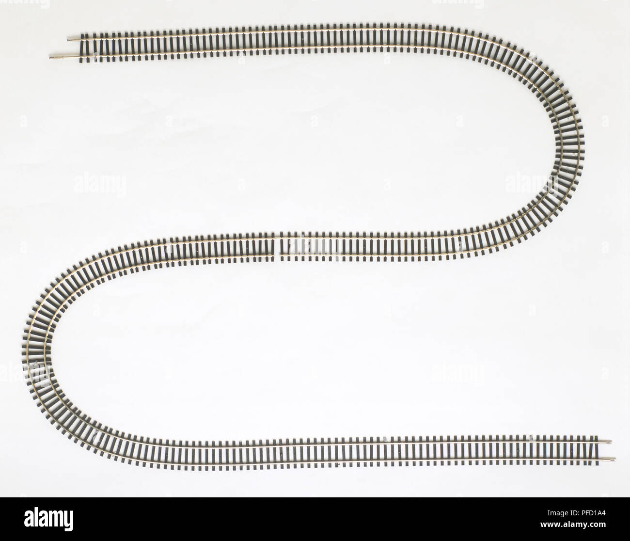 Model railway track Stock Photo - Alamy