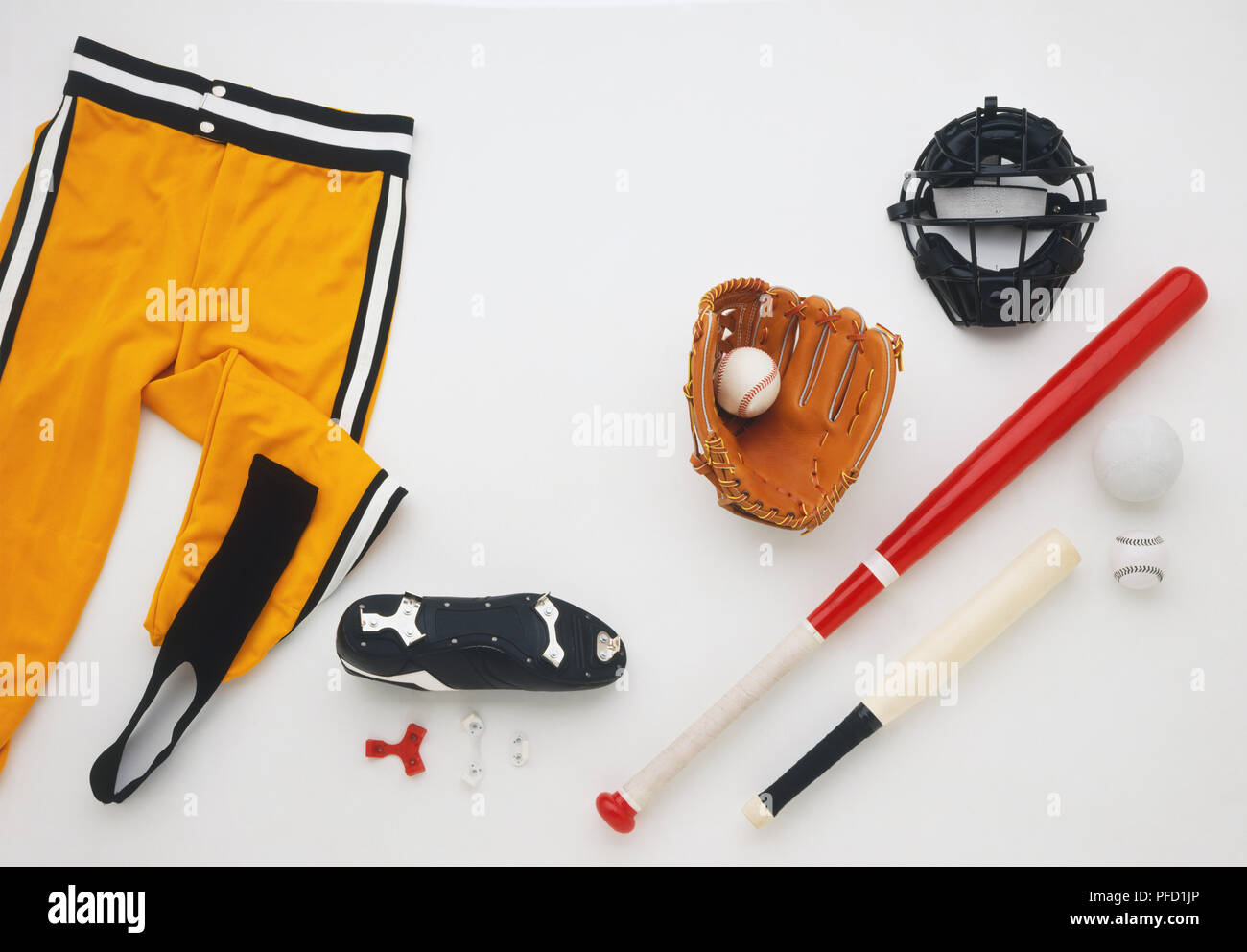 Uniform baseball bats hi-res stock photography and images - Alamy