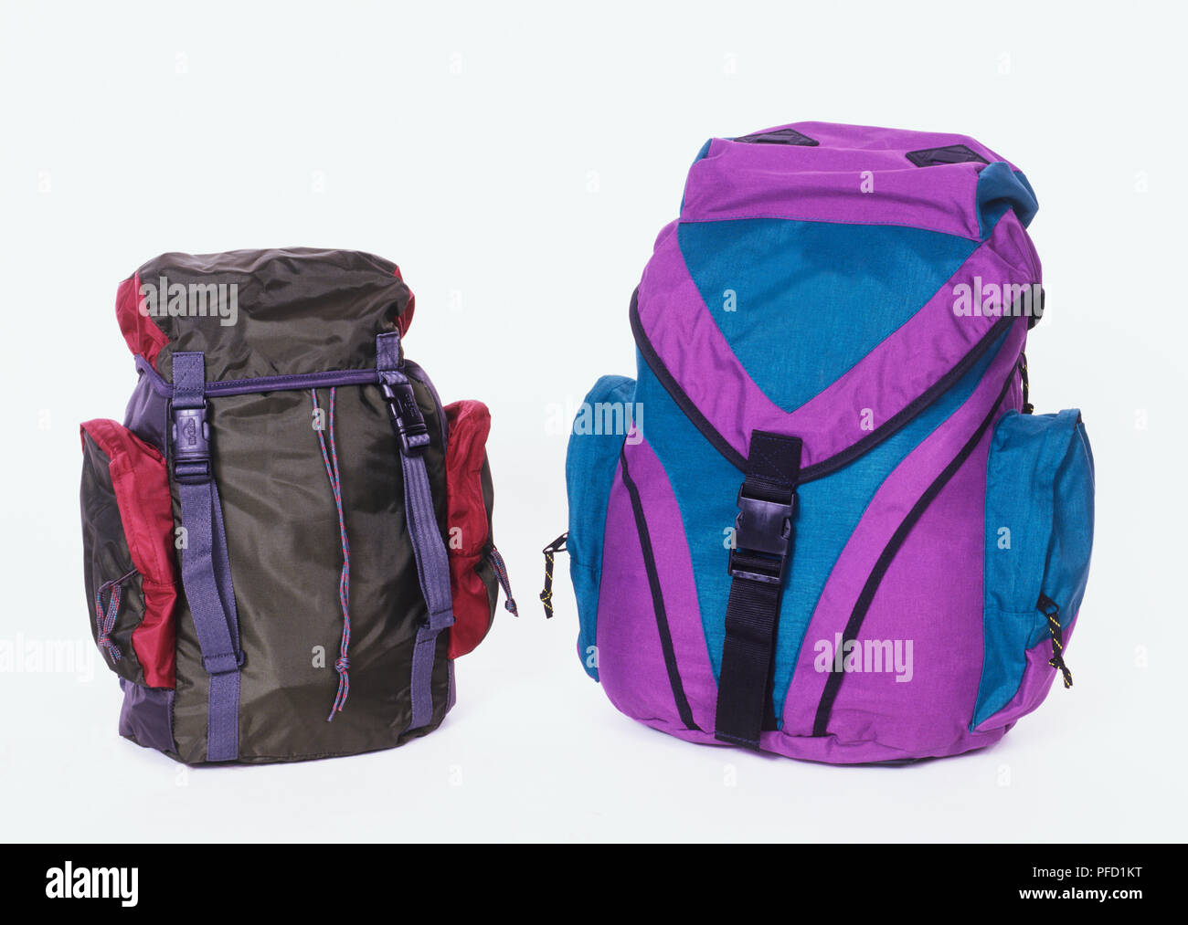 Two rucksacks, front view Stock Photo - Alamy