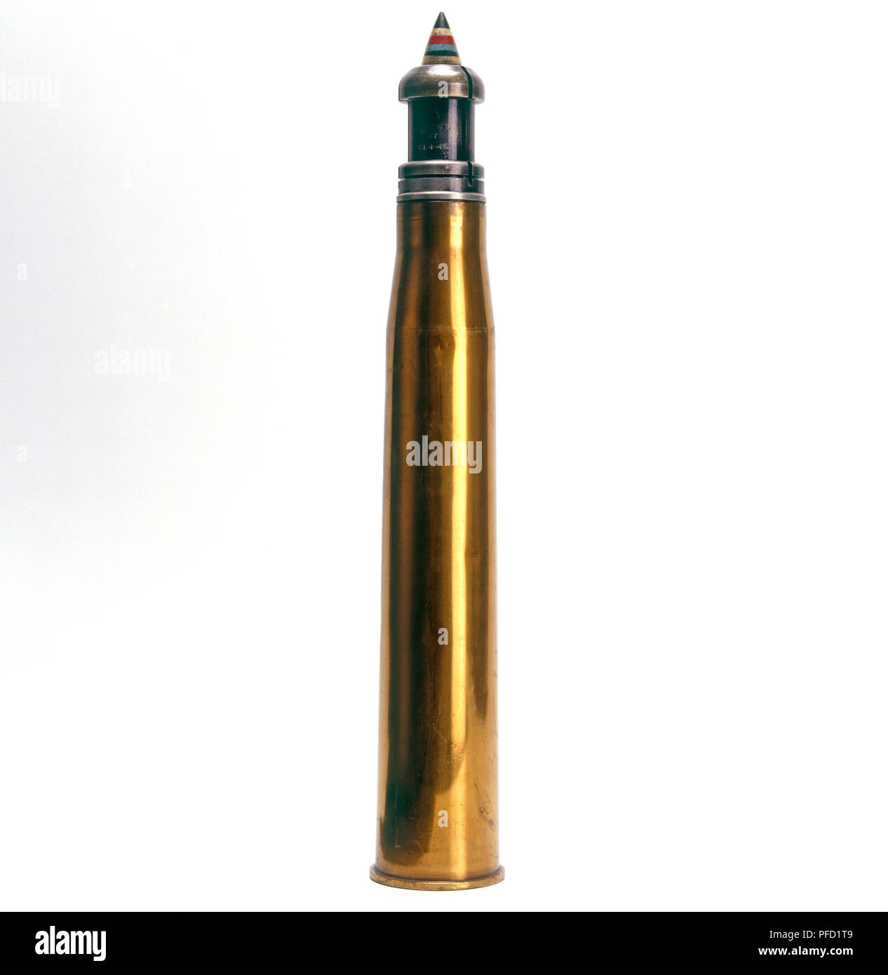 Shell fired by antitank gun Stock Photo - Alamy