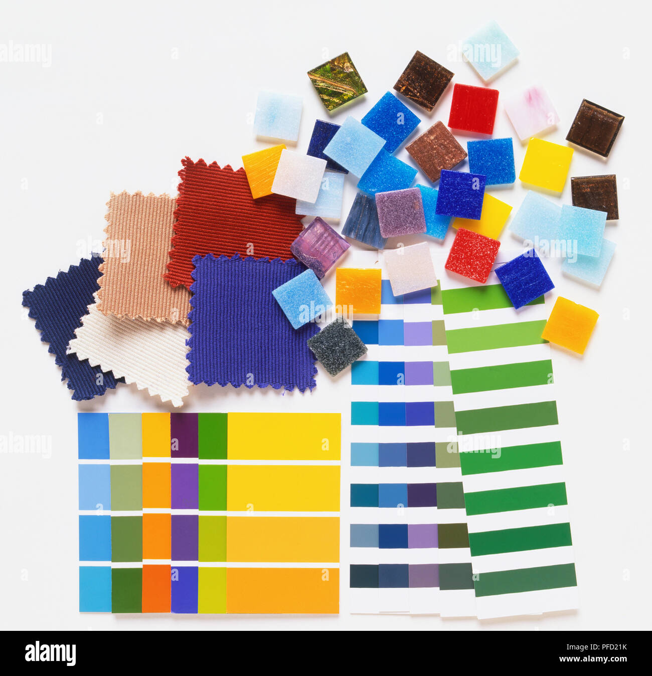 Colour squares paint hi-res stock photography and images - Alamy