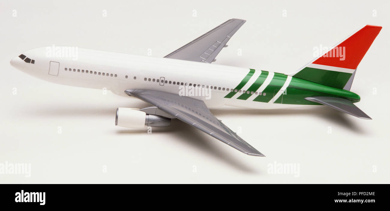 Model of jet plane, side view Stock Photo - Alamy