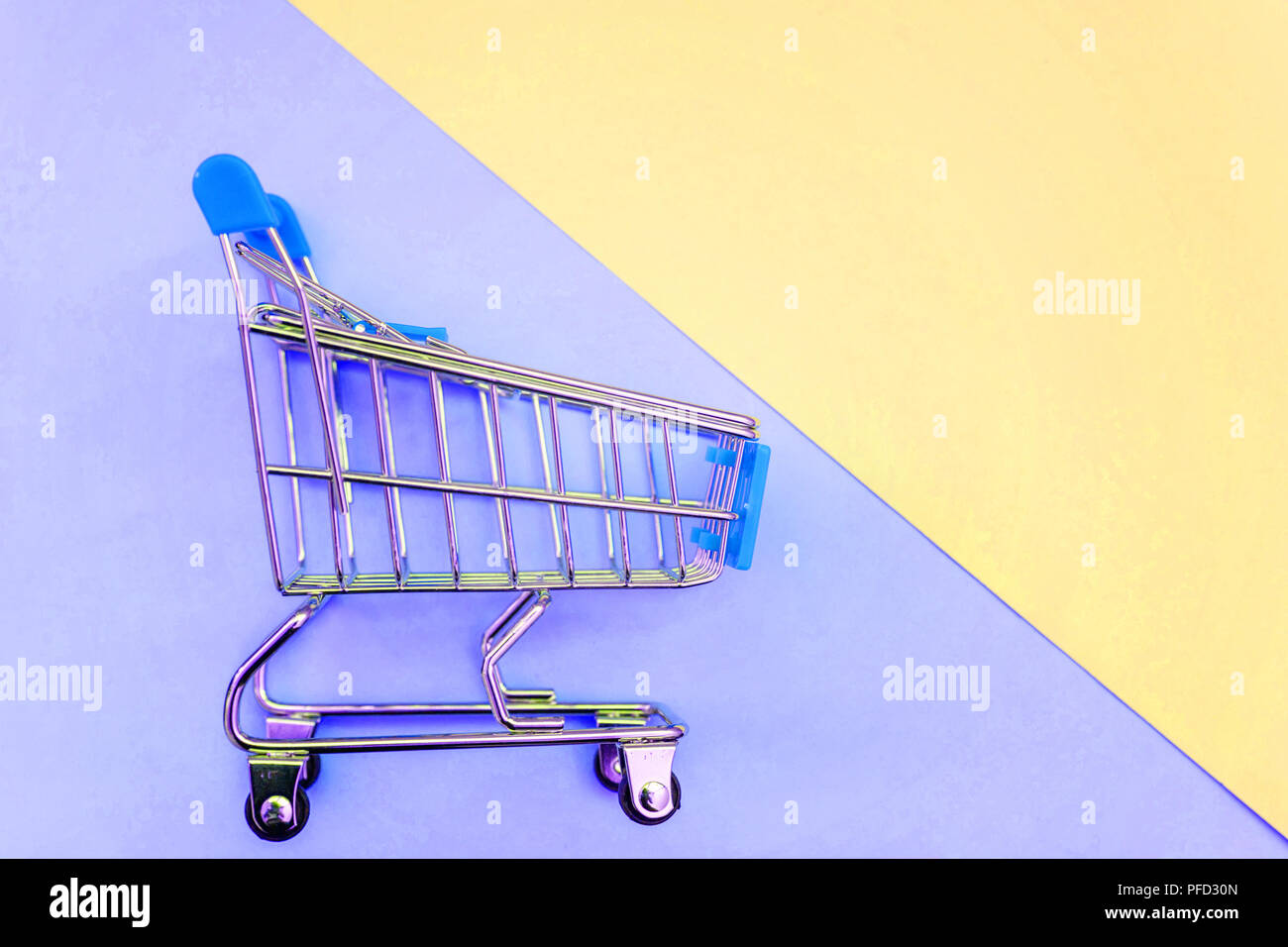 Small supermarket grocery push cart for shopping toy with wheels on ...