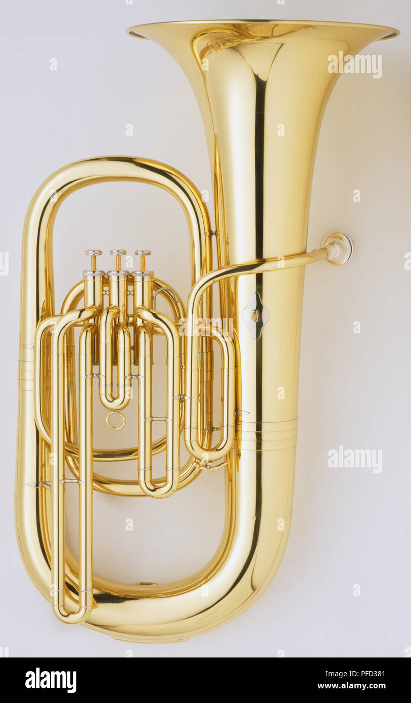 Golden tuba hi-res stock photography and images - Alamy