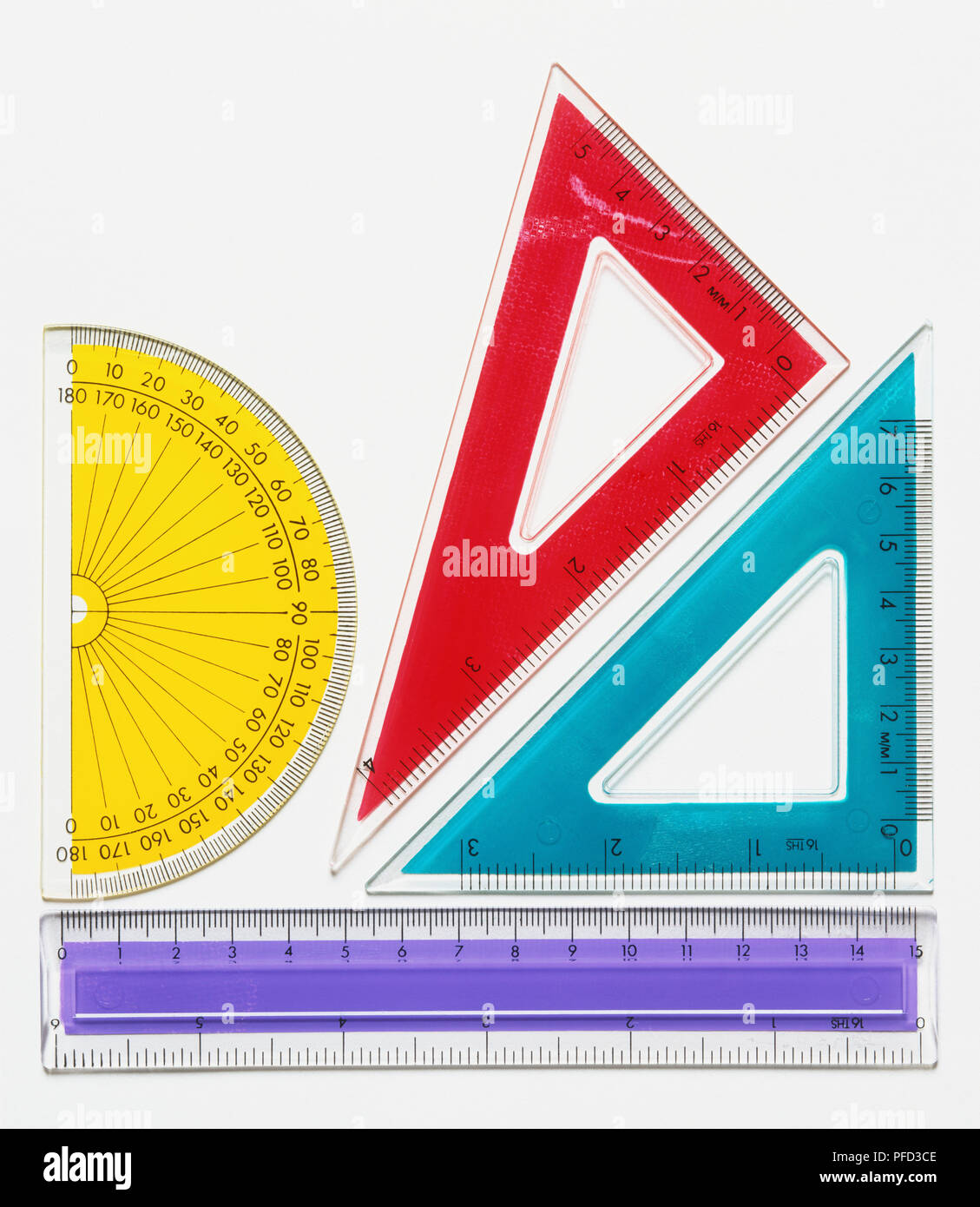 Four rulers hi-res stock photography and images - Alamy