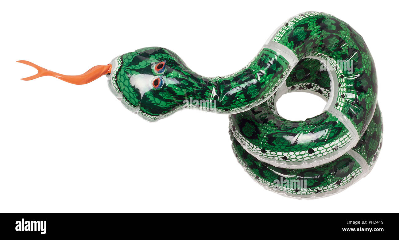 Inflatable toy snake Stock Photo - Alamy
