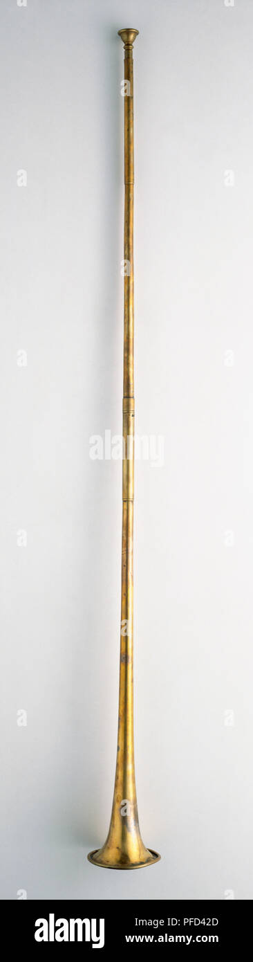 Post horn, front view Stock Photo - Alamy