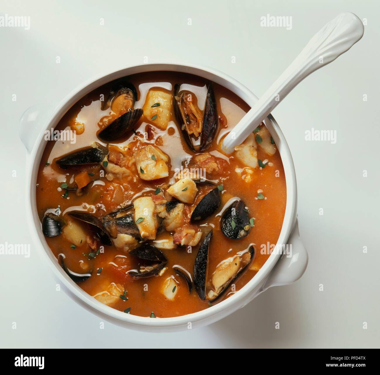 Fish stew overhead view hi-res stock photography and images - Alamy