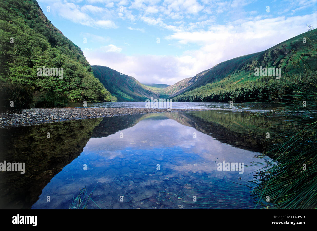 View along lake hi-res stock photography and images - Alamy
