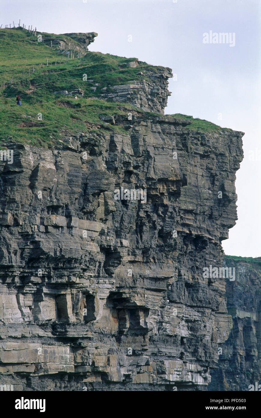 Ireland, Moher cliffs of Namurian shale at Hag's Head Stock Photo - Alamy