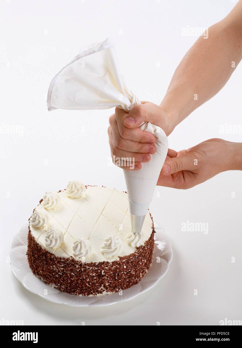 Piped whipped cream hi-res stock photography and images - Alamy