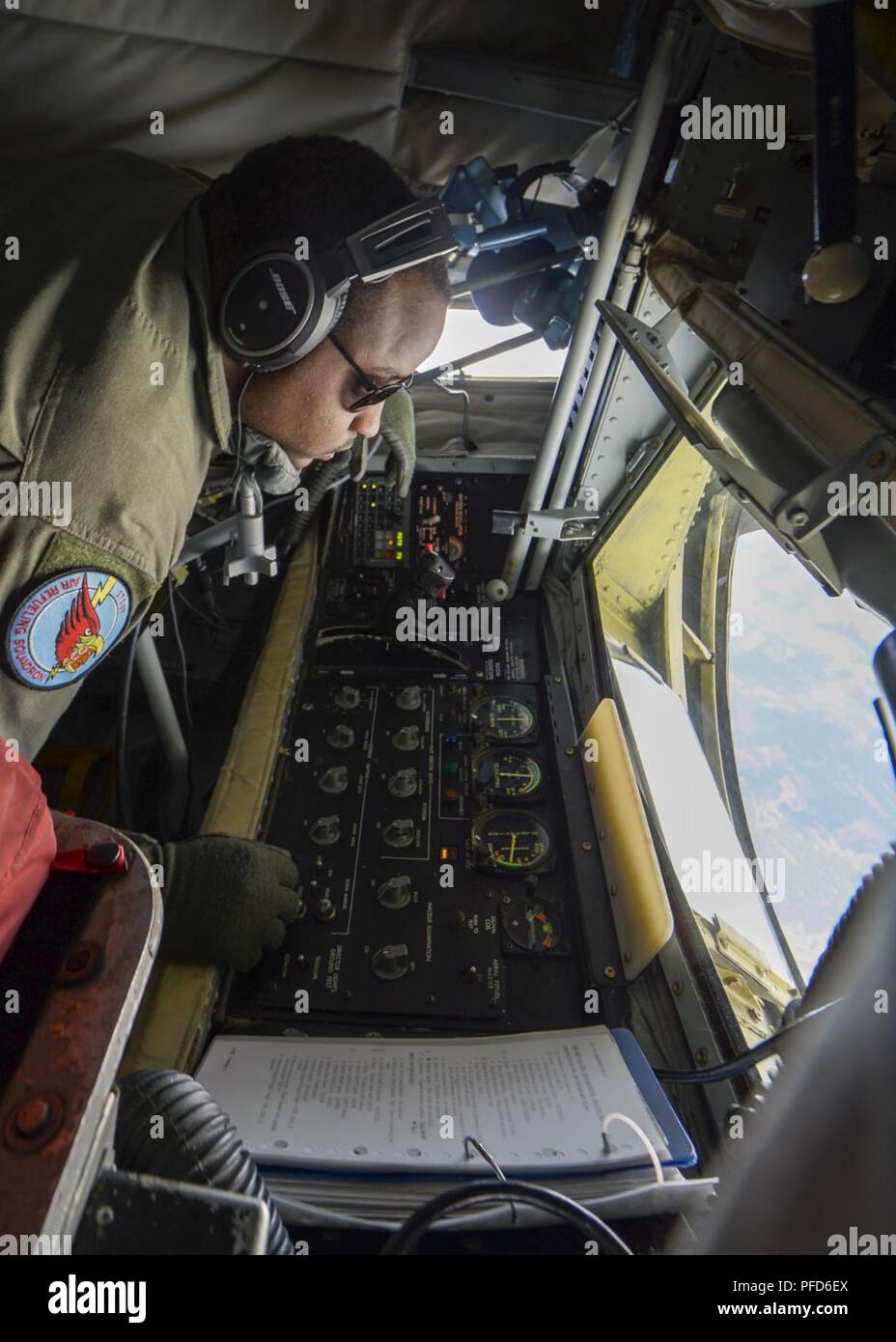 U.S. Air Force Senior Airman Andre McClain, 171st Air Refueling ...