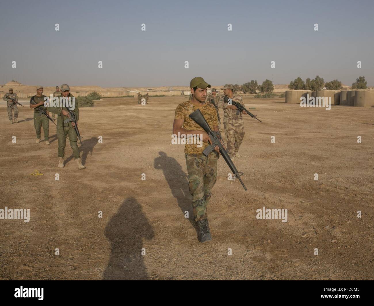 Border Guard Force members, assigned to 2nd Battalion, 4th Brigade ...
