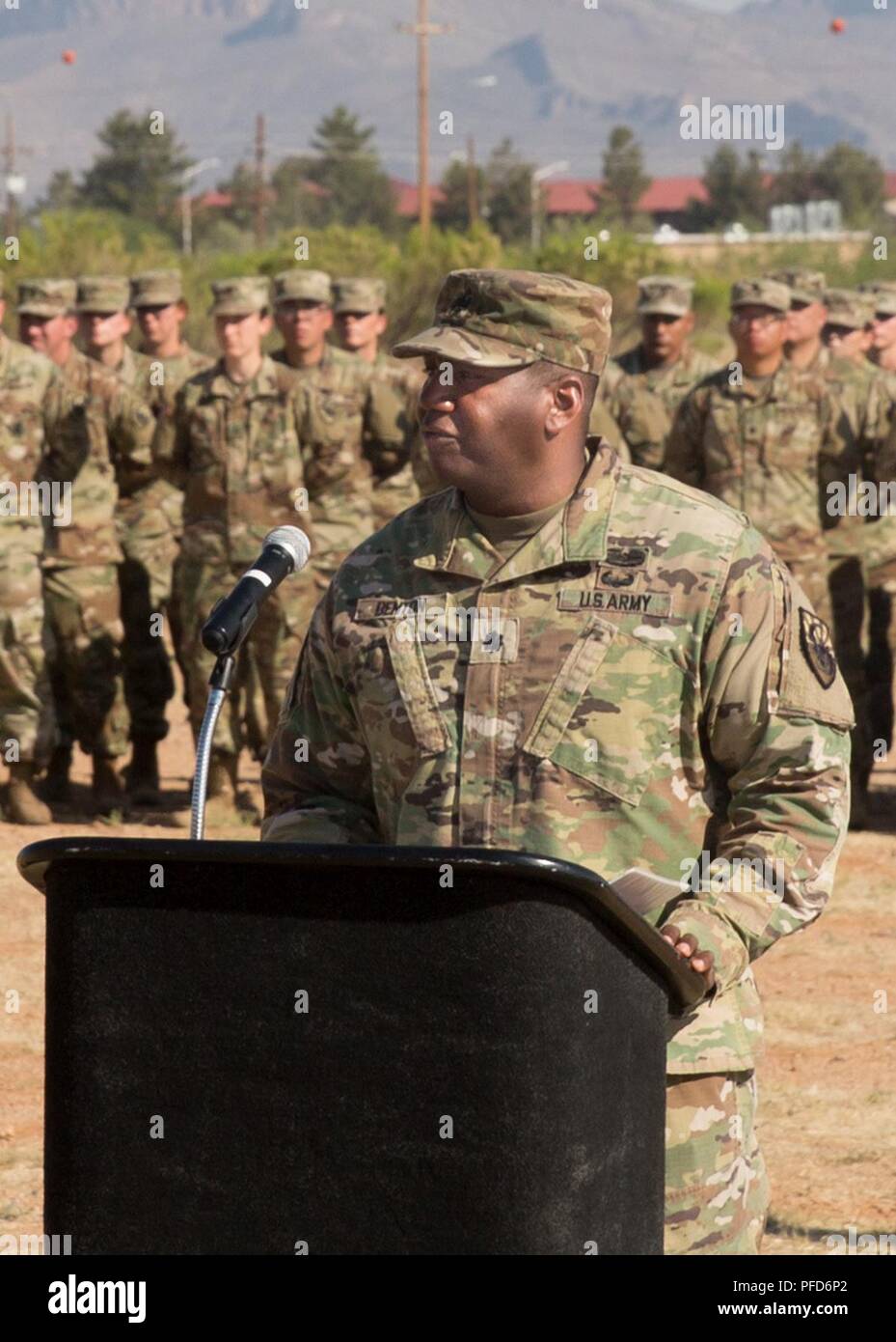 Lt. Col. Mark Denton, the outgoing Commander of the 309th Military ...