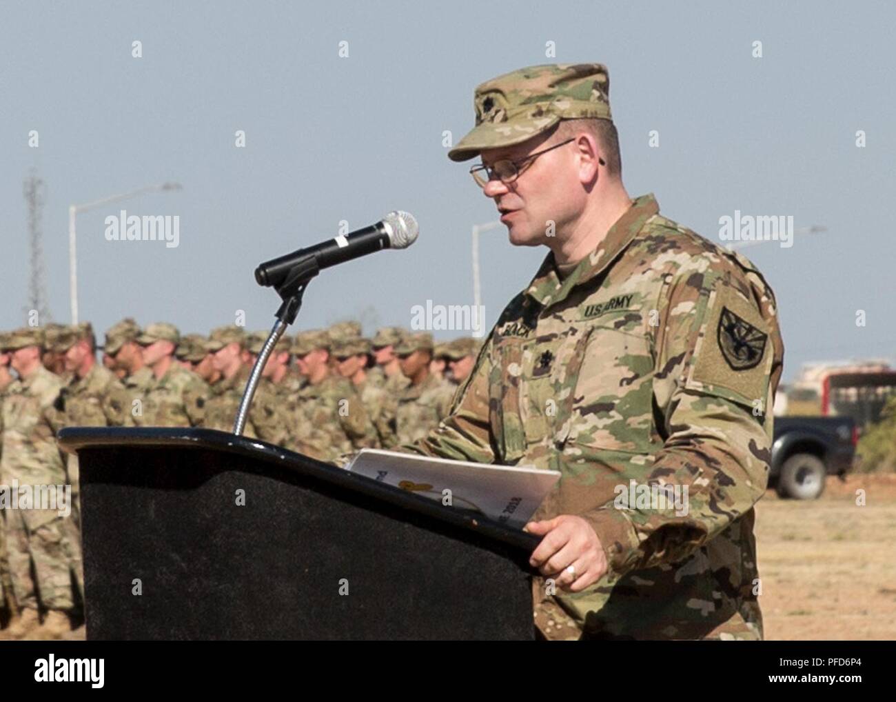 Lt. Col. David Black, the incoming Commander of the 309th Military ...
