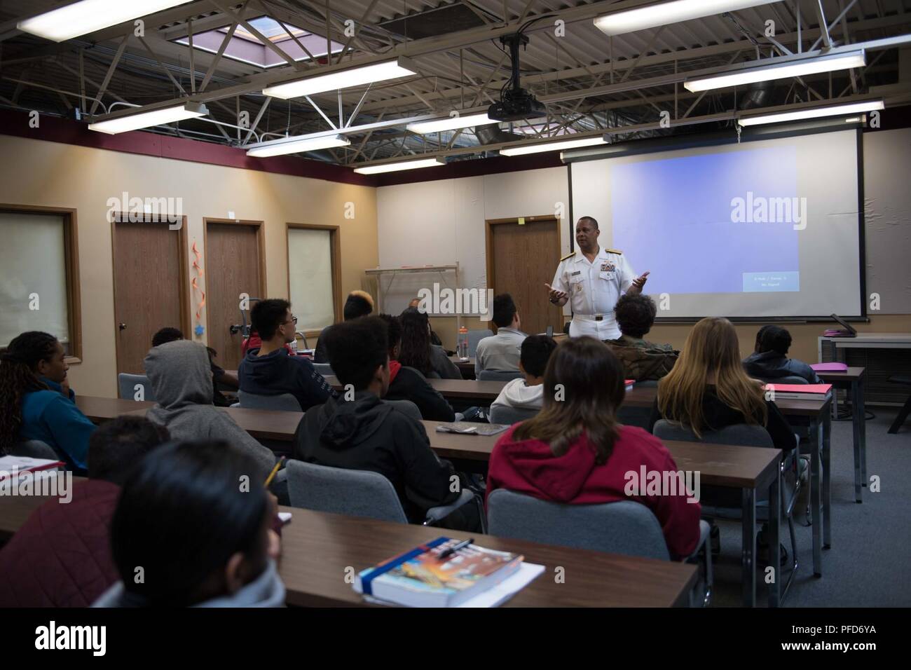 Everett, Wash. (June 09, 2018) Rear Adm. Gary Mayes, commander, Navy ...