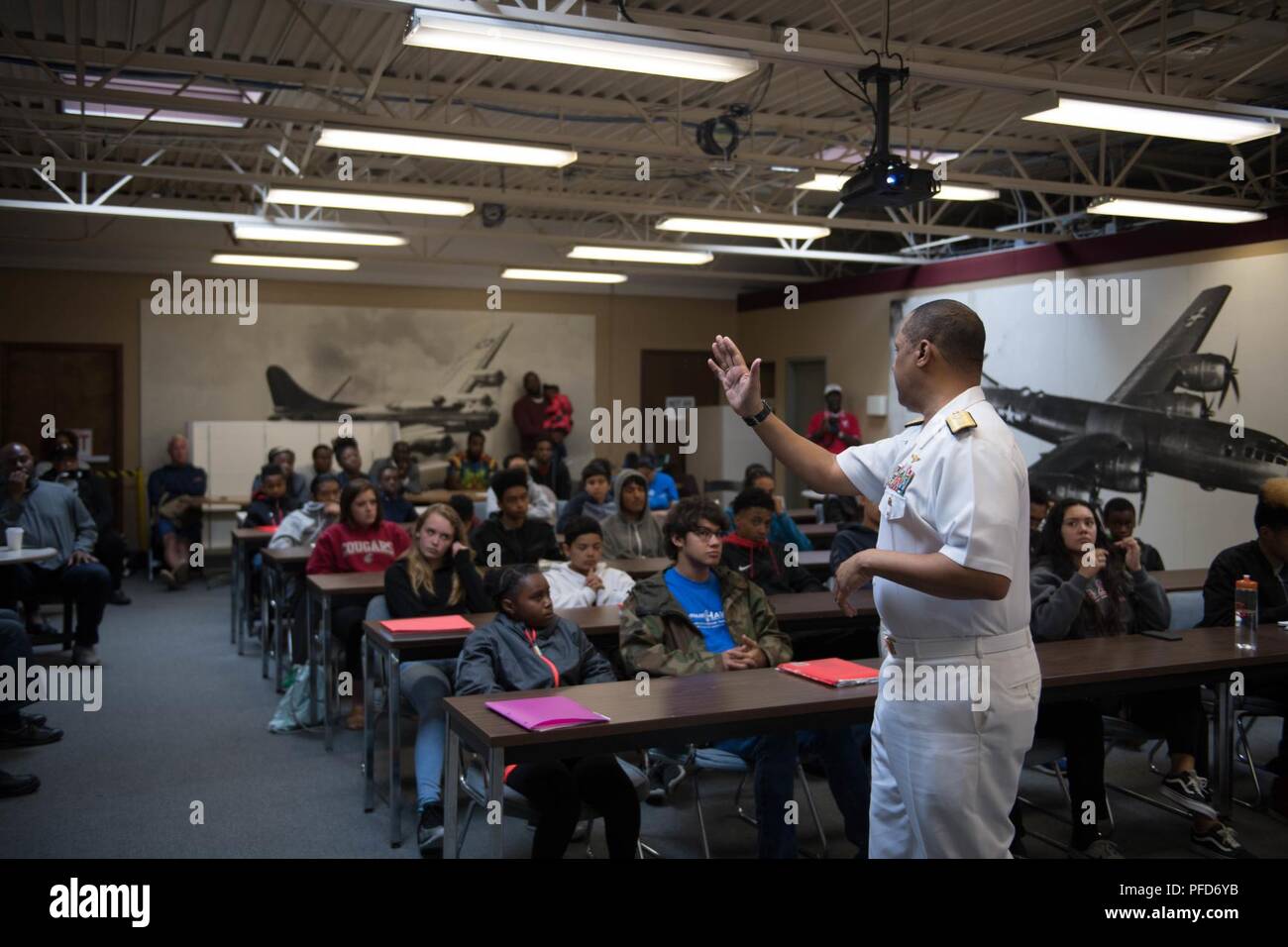 Everett, Wash. (June 09, 2018) Rear Adm. Gary Mayes, Commander, Navy ...