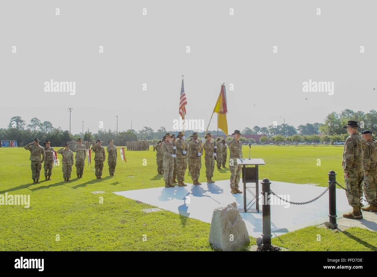 Lt. Col. James. Wisham, battalion commander, 6th Squadron 8th Cavalry ...