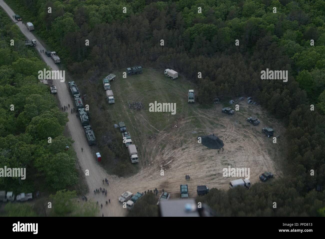 JOINT BASE CAPE COD, Massachusetts -- Troops from the 272nd Chemical ...