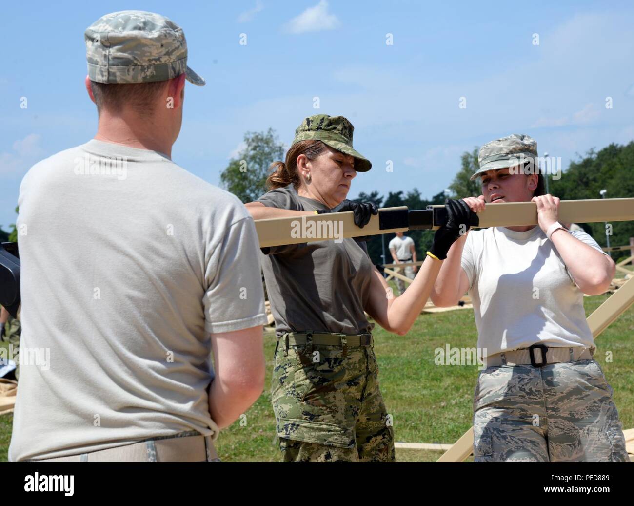 Airmen from the 86th Medical Group, 86th Logistics Squadron, and ...