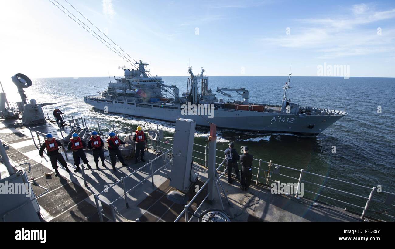 SEA (June 9, 2018) Sailors aboard the Harpers Ferry-class dock landing ...