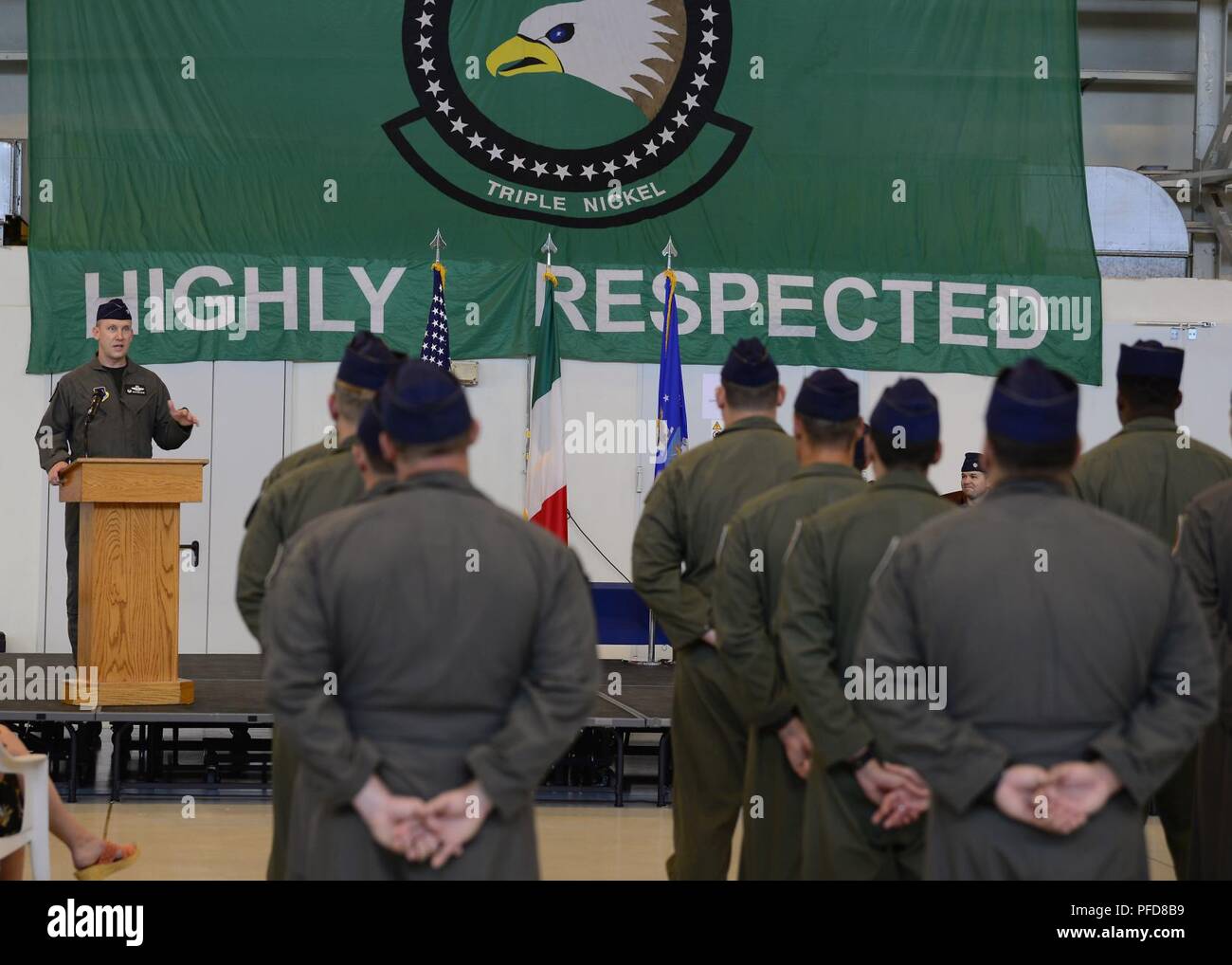 Col. Richard Nelson, 31st Operations Group commander, presided over the ...