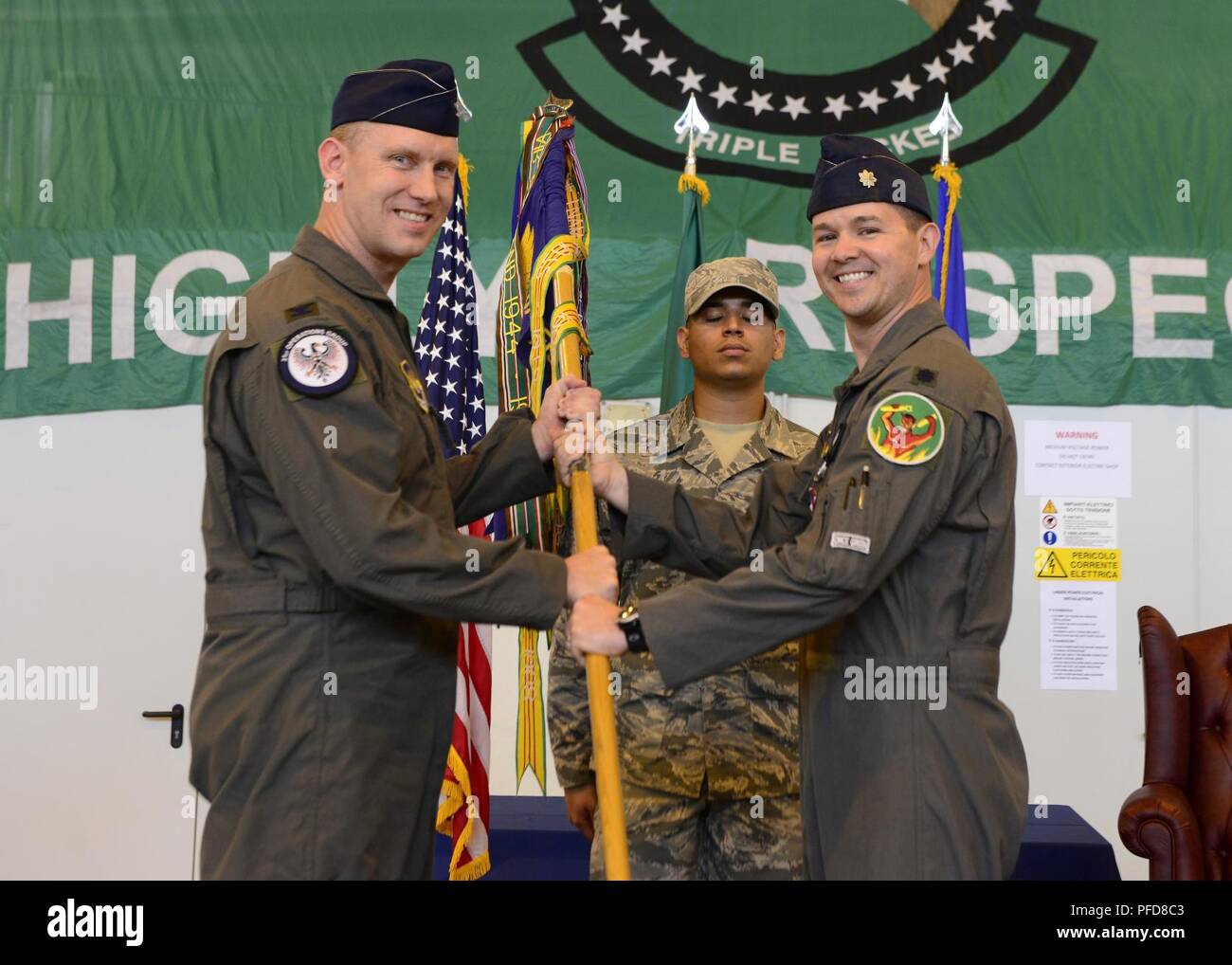 Col. Richard Nelson, 31st Operations Group commander, presided over the ...