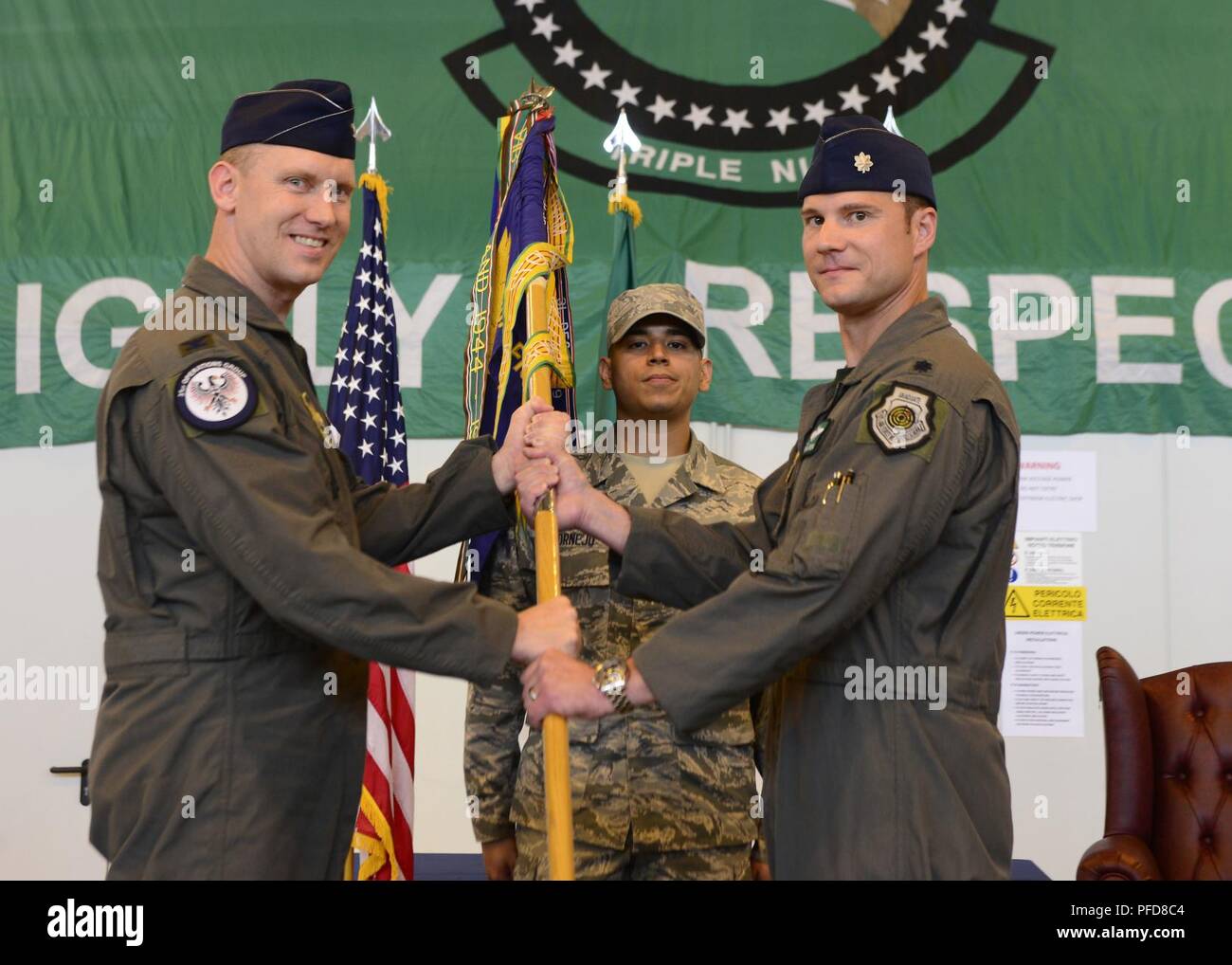 Col. Richard Nelson, 31st Operations Group commander, presided over the ...