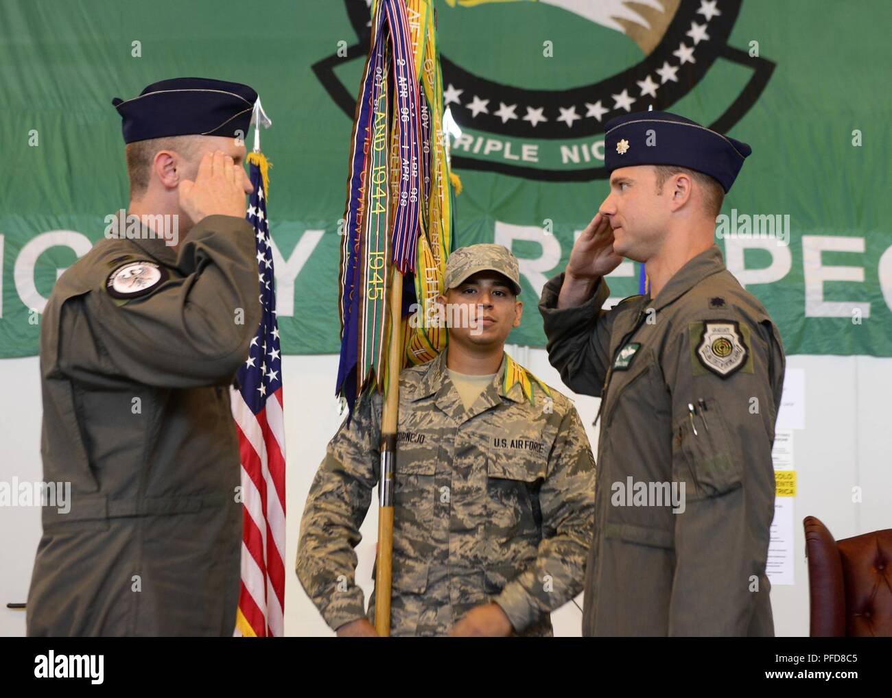 Col. Richard Nelson, 31st Operations Group commander, presided over the ...