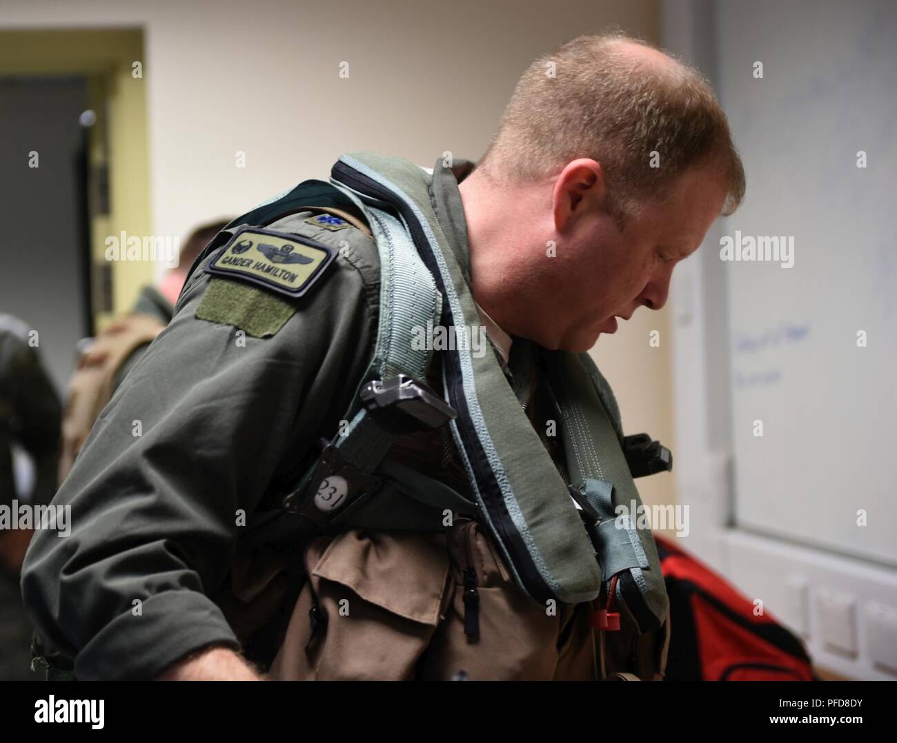 U.S. Air Force Lt. Col. Jesse Hamilton, 345th Expeditionary Bomb ...