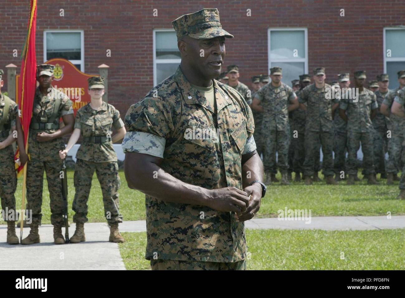 Lt. Col. Brian M. Harvey, former commanding officer, Weapons Training ...
