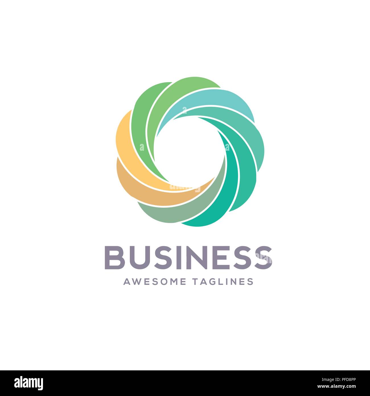 Round Shape Logo Design