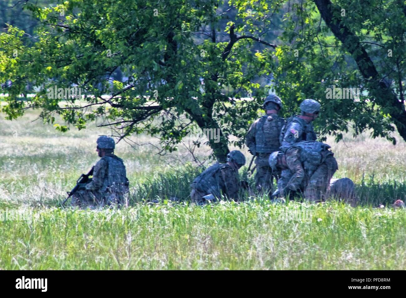 Soldiers at Fort McCoy, Wis., for training in the 86th Training ...
