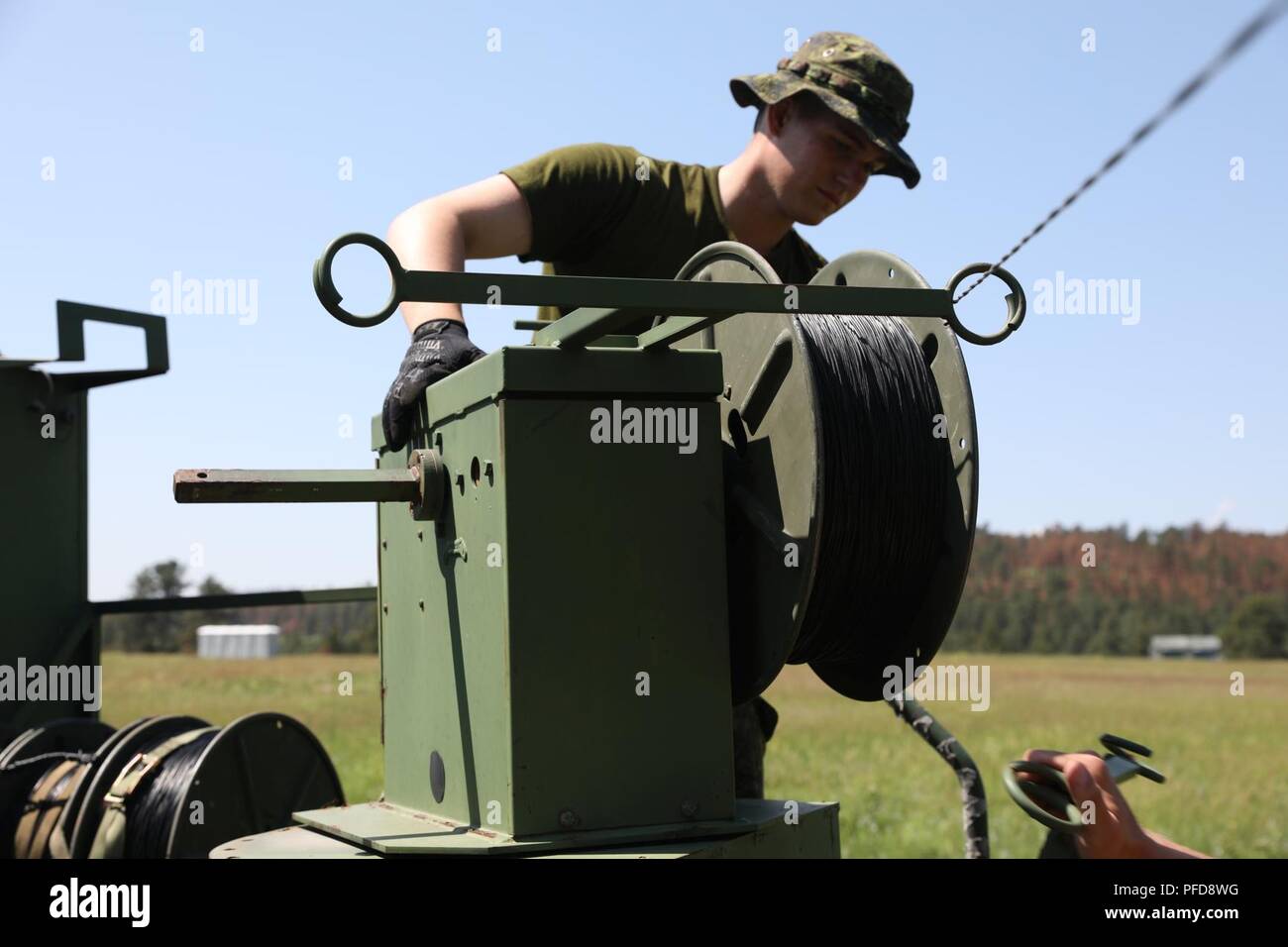 Tactical fiber cable hi-res stock photography and images - Alamy