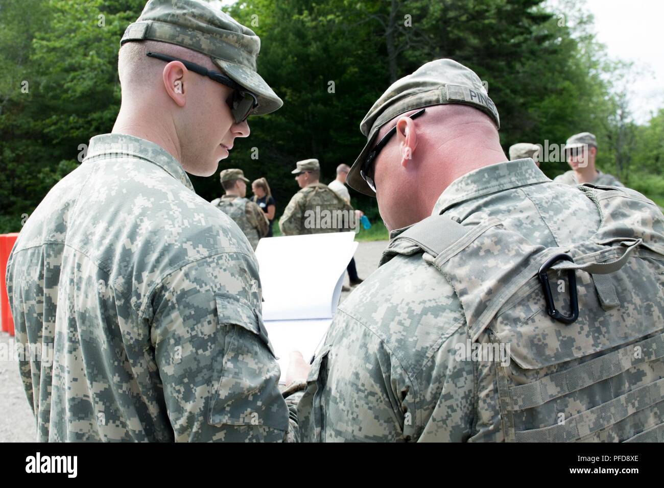 1st Lieutenant Garrett Clark, a Military Police Officer with the 286th ...
