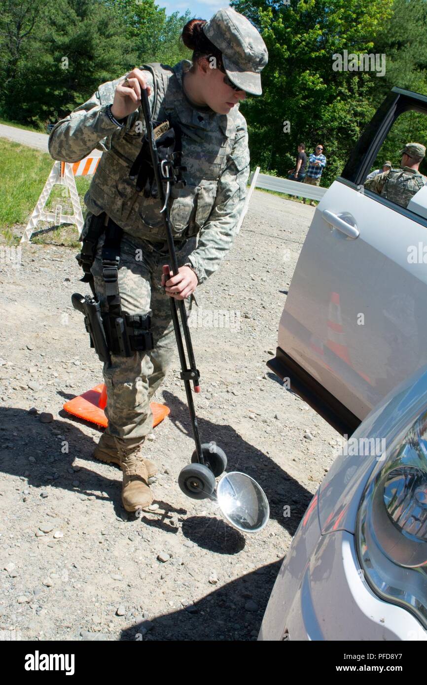 Spc. Crystal Crowell an MP with the 488th Military Police Company ...