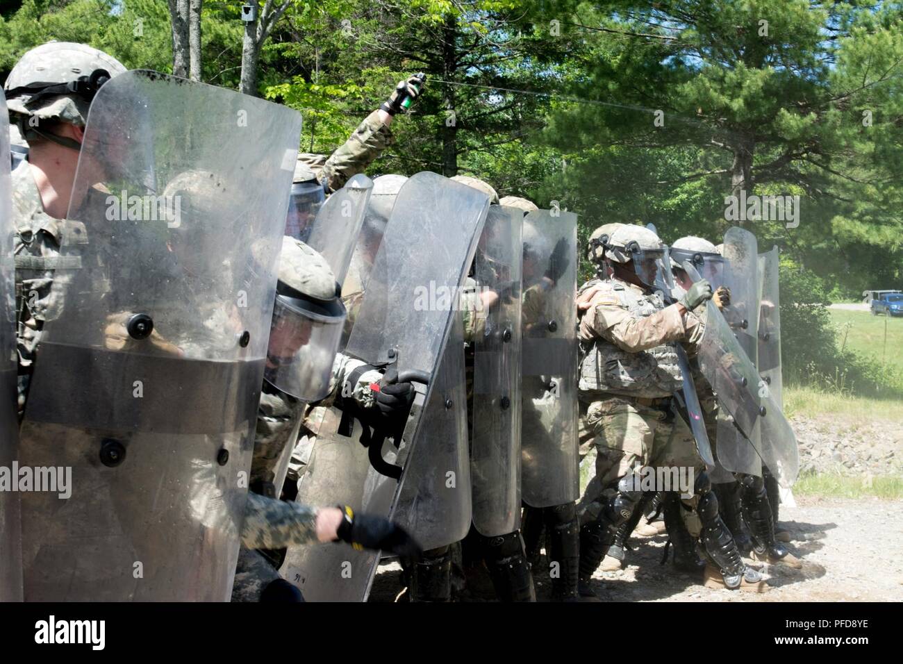 The civil disturbance turns violent and the 488th Military Police ...