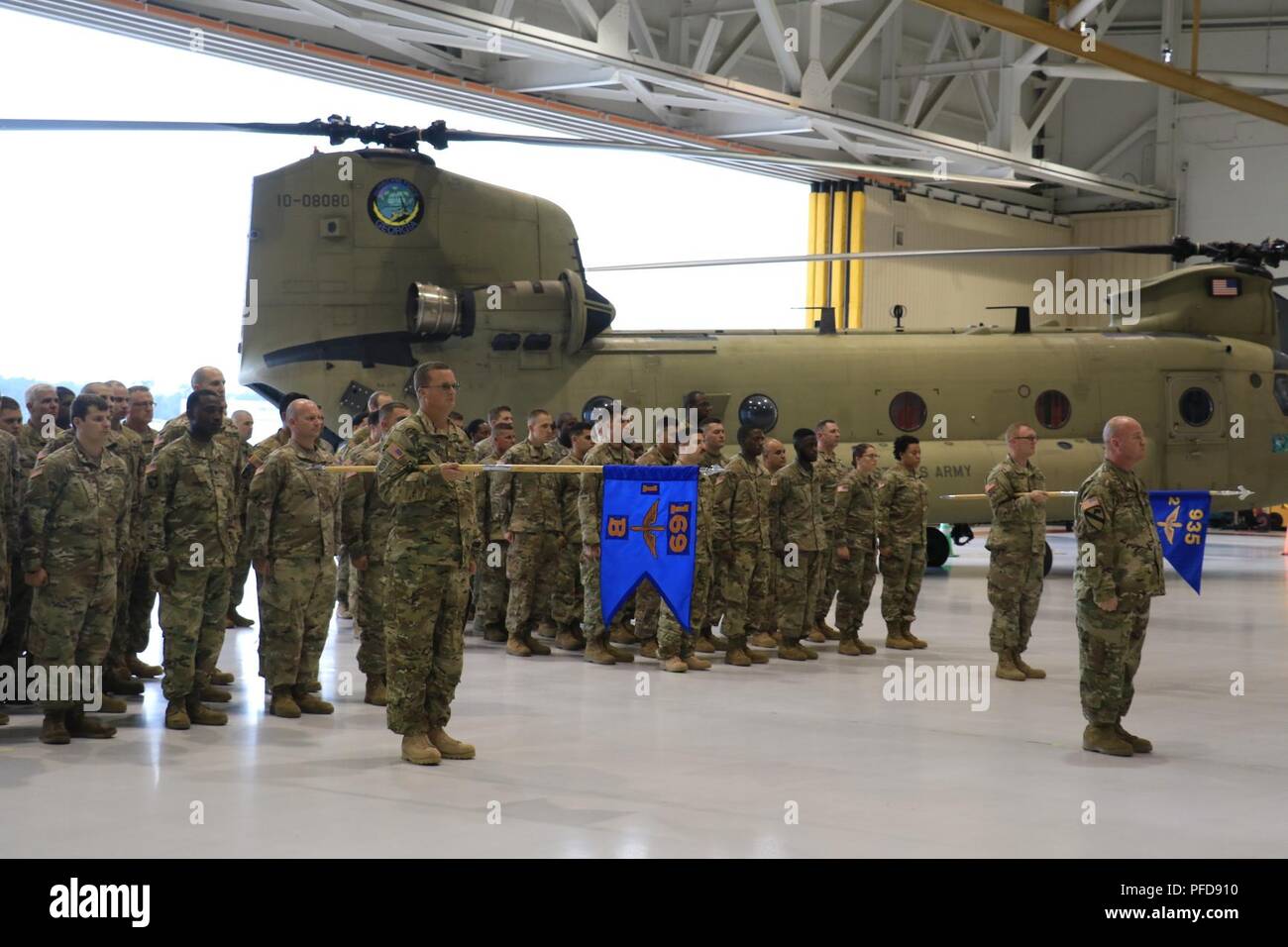 The Georgia Army National Guard conducts a send-off ceremony for the ...