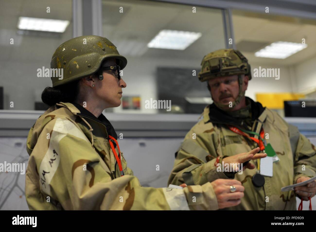 48th Fighter Wing Airmen assess scenario information in the Emergency ...