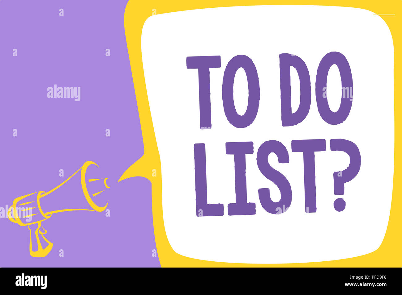 Word writing text To Do List question. Business concept for Series of task to be done organized ...