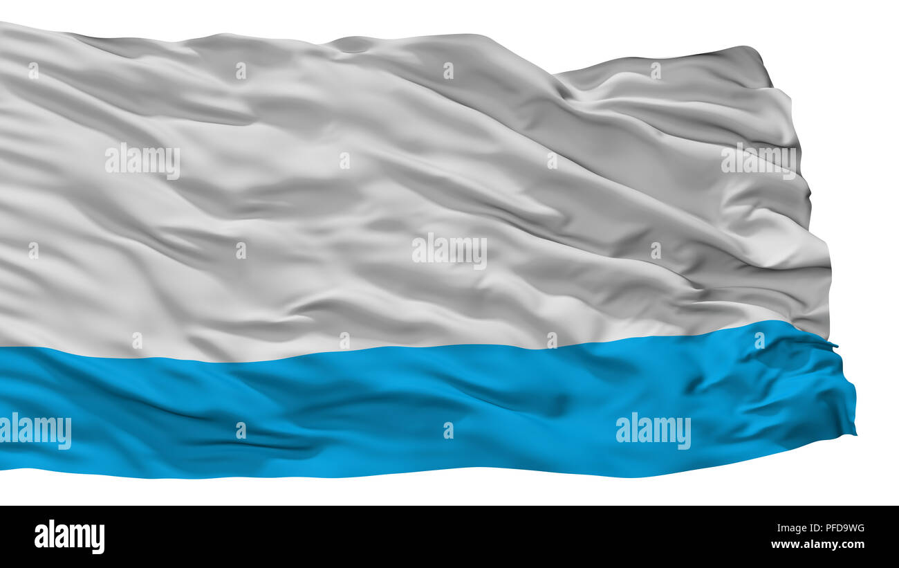 Pokrovsk City Flag, Russia, Yakutia, Isolated On White Background Stock ...