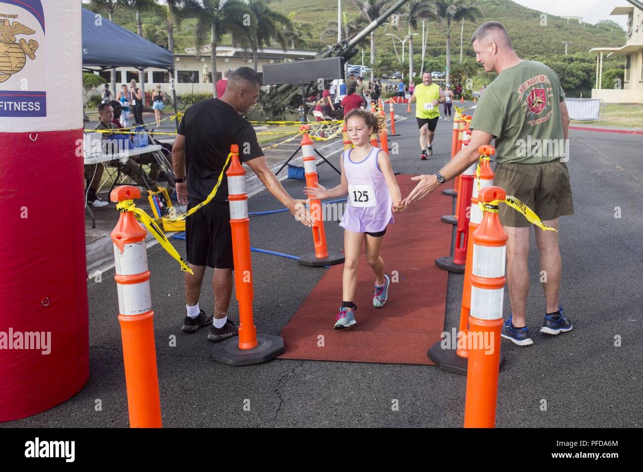 U.S. Marine Corps Lt. Col. Benjamin Harrison, commanding officer, 1st ...