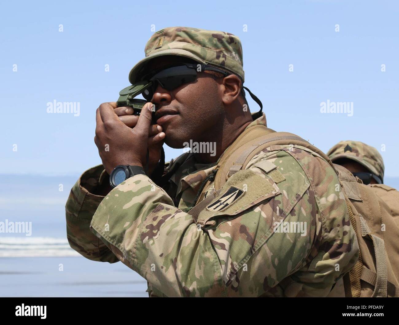 2nd Lt. Michael Joyner, with 1st Squadron, 152nd Cavalry Regiment ...